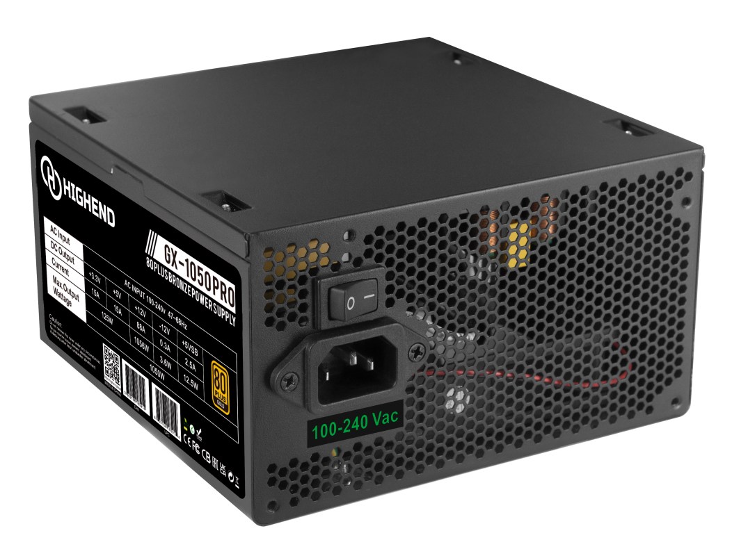 GX-1050 PRO GOLD 1050W PSU – HIGHEND