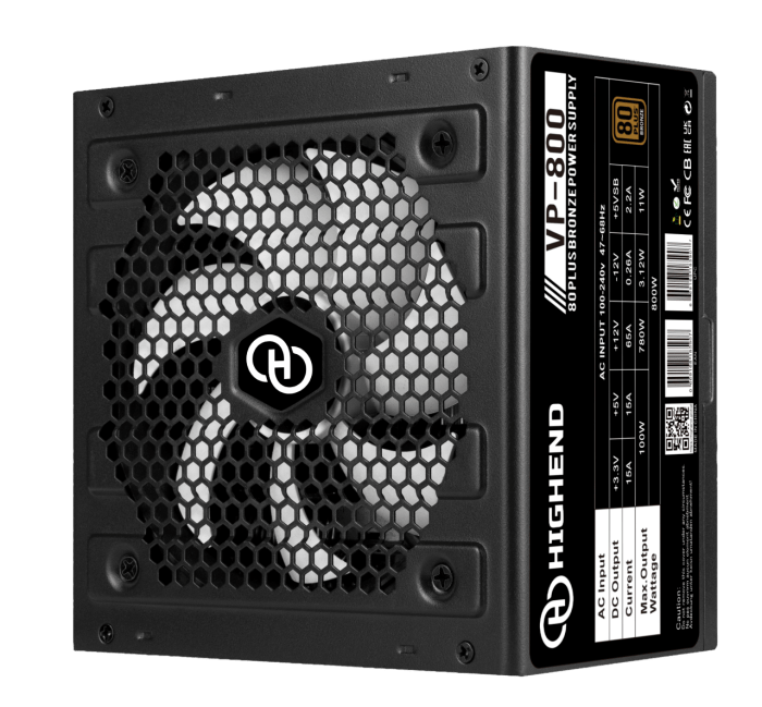 VP800 BRONZ 800W PSU – HIGHEND